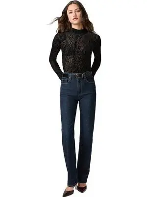 Paige Stevie 31 Straight Jean - Denim