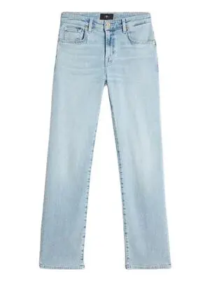 7 For All Mankind Luxe Vintage Calie Straight Leg Jeans - Denim