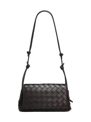 Bottega Veneta Nappa Leather Crossbody Bag Fondant