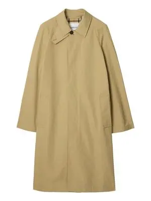 Burberry Cotton Canvas Long Car Coat - Beige