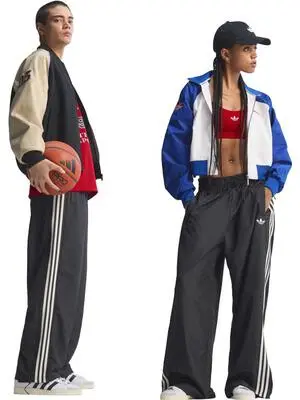 Adidas Originals Basketball Windbreaker Pants - Black