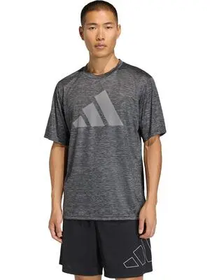 Adidas Workout Essentials Brandlove T-shirt - Grey Six Mel / Grey Four