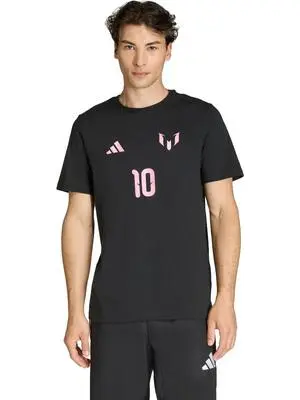 Adidas Messi Name&number Graphic T-shirt - Black
