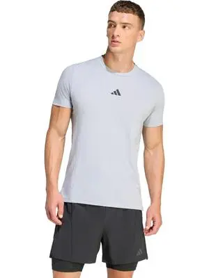 Adidas Designed For Training Workout Tee - Halo Silver