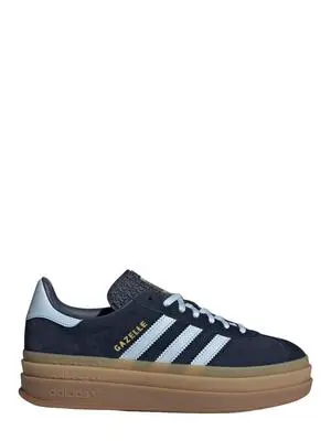Adidas Gazelle Bold Sneakers - Night Indigo / Crystal Sky / Gold Metallic