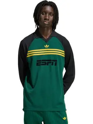Adidas Archive Longsleeve Tee - Collegiate Green / Black