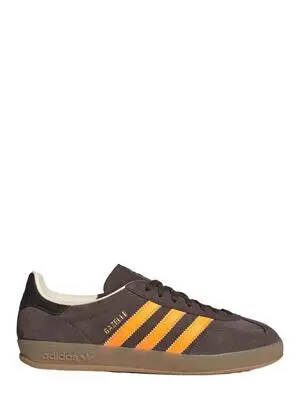 Adidas Gazelle Indoor Sneakers Brown / Lucid Tangerine / Wonder White