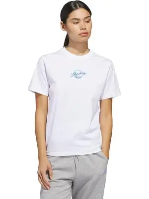 Adidas Seashell Logo Graphic T-shirt - White