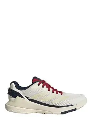 Adidas Crazyquick Lightstrike Padel Shoes - Chalk White / Ice Gold Met. / Team Victory Red