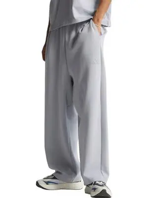 Adidas Soft Lux Straight Leg Pants - Halo Silver