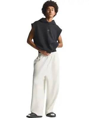 Adidas Soft Lux Straight Leg Pants - Off White