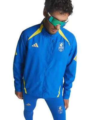 Adidas Boston Marathon 2026 Celebration Jacket - Blue