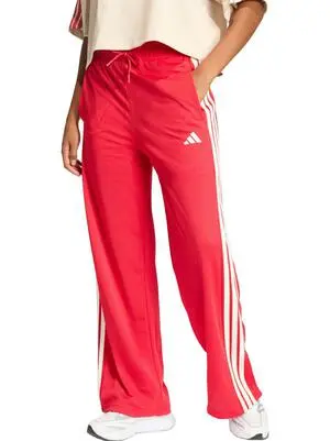 Adidas Stadium Mesh Track Pants - Pure Ruby / Off White / Crystal Linen
