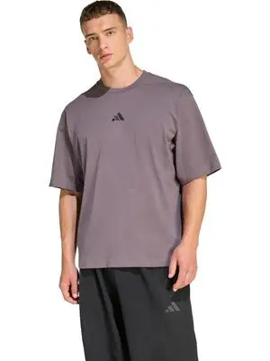 Adidas Primelift Workout Oversize Tee Charcoal