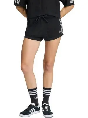 Adidas Knitted Crochet Shorts - Black