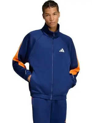 Adidas Stadium Tracktop - Dark Blue / Pure Orange / Off White