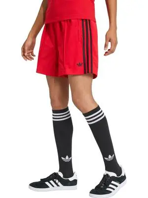 Adidas Firebird Classic Shorts - Better Scarlet / Black