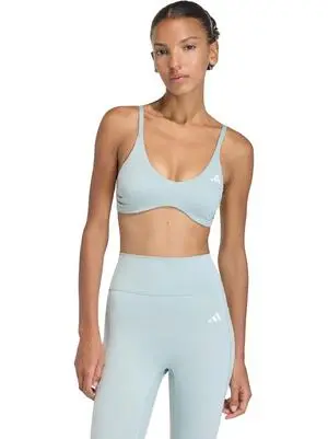 Adidas Optime Essentials Workout Light Support Bra - Wonder Sage