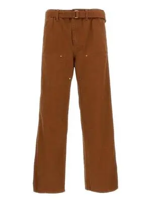 Sacai X Carhartt Wip Duck Pants - Brown