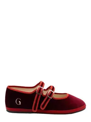 GONDOLINA Accademia Mary Jane Ballet Flats - Red