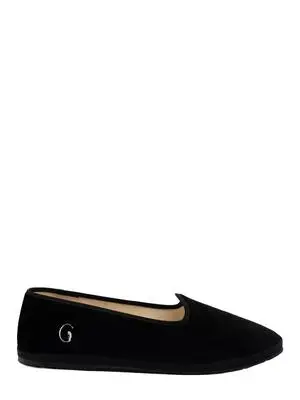 GONDOLINA Logo-detail Slippers - Black