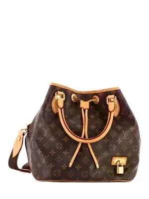 LOUIS VUITTON Neo Monogram Satchel - Brown