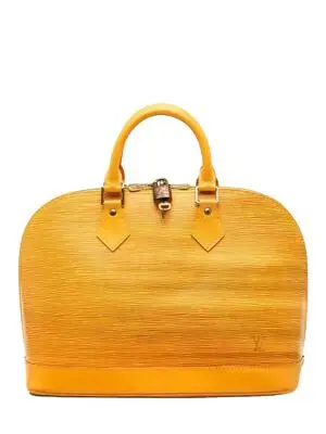 LOUIS VUITTON 1997 Epi Alma Pm Handbag - Yellow
