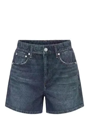 Rag & Bone Frayed Hem Shorts - Blue
