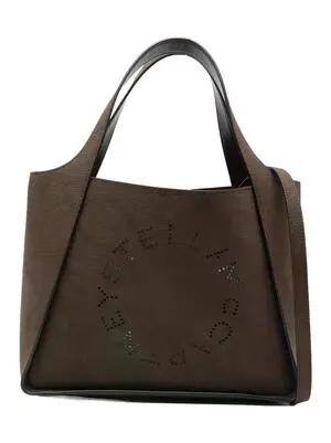 Stella McCartney Logo Detail Tote Bag - Brown