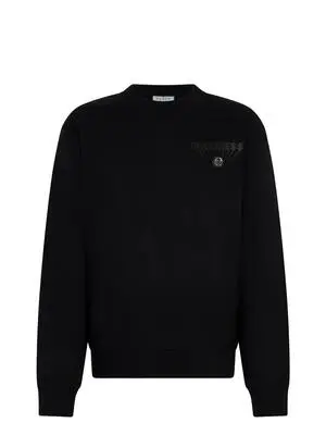 Philipp Plein Crew-neck Graphic Sweatshirt - Black