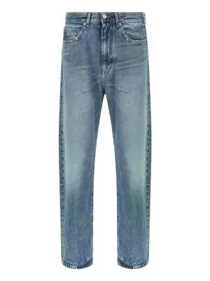 Versace Studded Jeans - Blue