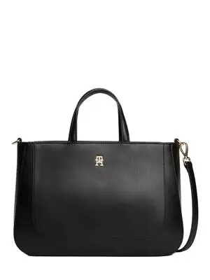 Tommy Hilfiger Logo-detail Tote Bag - Black