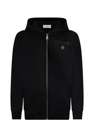 Philipp Plein Zip Hoodie - Black
