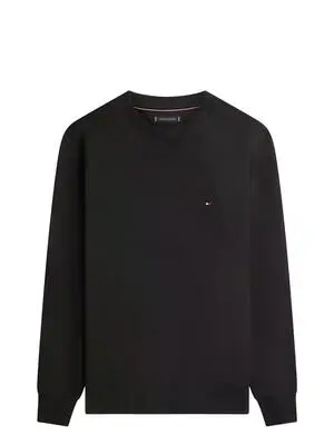 Tommy Hilfiger Logo-detail Sweatshirt - Black