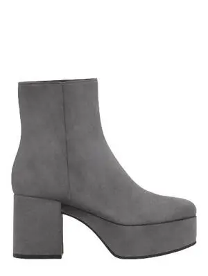 GIANVITO ROSSI Sally Booties - Grey Suede