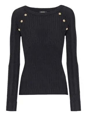 BALMAIN Button Detailed Sweater