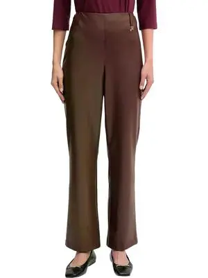 Joseph Ribkoff Logo-plaque Trousers - Brown