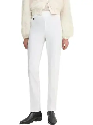 Joseph Ribkoff Logo-plaque Trousers - White