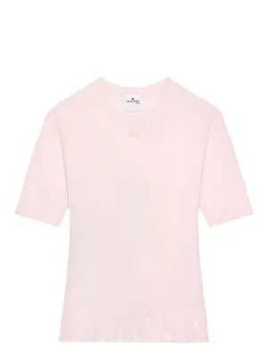 COURREGES Merino Short-sleeves T-shirt - Pink