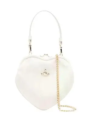 VIVIENNE WESTWOOD Belle Heart Mini Bag - White