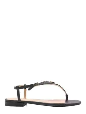 Ralph Lauren Thong Strap Sandals - Black