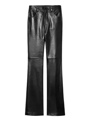 NILI LOTAN Joan Leather Trousers - Black