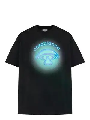Casablanca Airbrush Mushroom T-shirt - Black