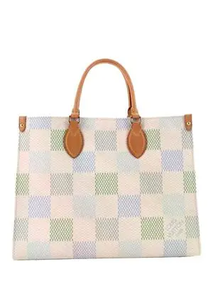 LOUIS VUITTON Louis Vuitton Onthego Limited Edition Damierlicious Giant MM Tote Bag