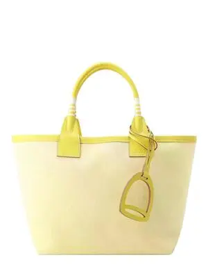 Hermès 2023 Toile Sac Steeple 25 Handbag - Yellow