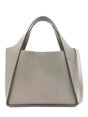 Stella McCartney Studded-logo Tote Bag - Grey