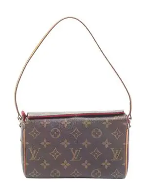 LOUIS VUITTON 2003 Monogram Recital Shoulder Bag - Brown