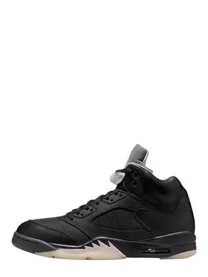 JORDAN 5 Embossed Air Trainers - Black