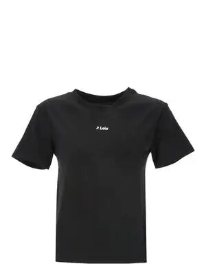 LOIS Logo-print T-shirt - Black