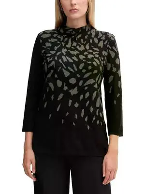 Joseph Ribkoff Patterned Sweater - Black